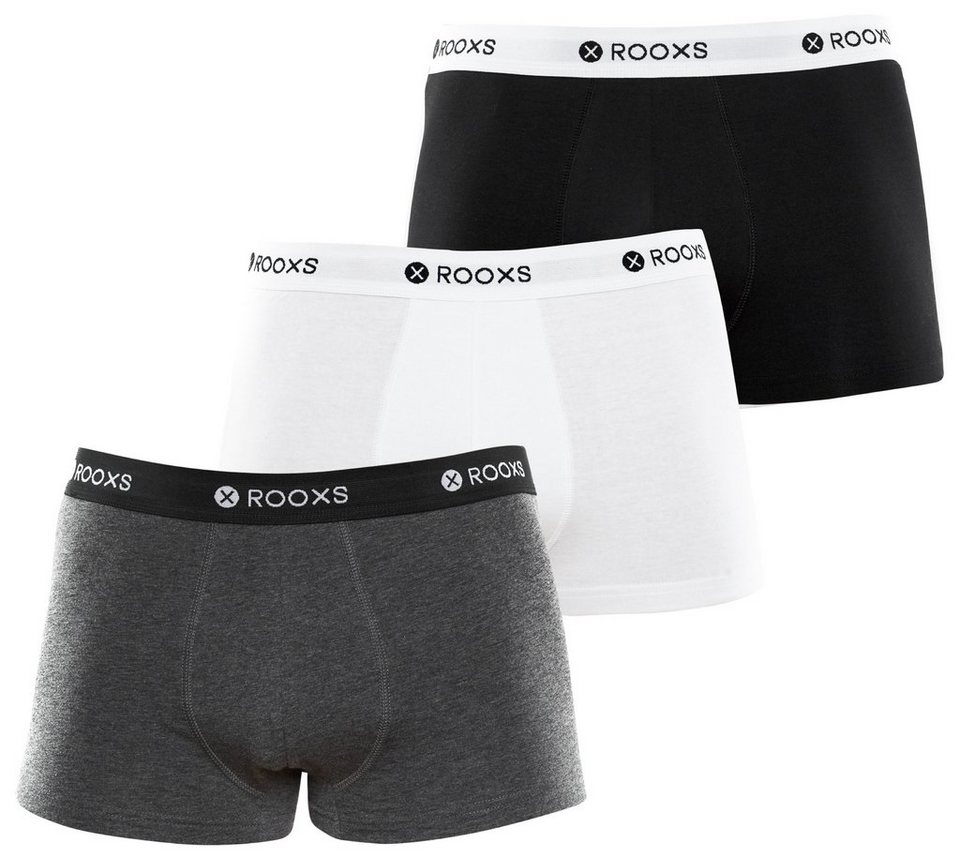 Rooxs Boxershorts Enge Herren Unterhosen Männer Unterwäsche 3 Stück