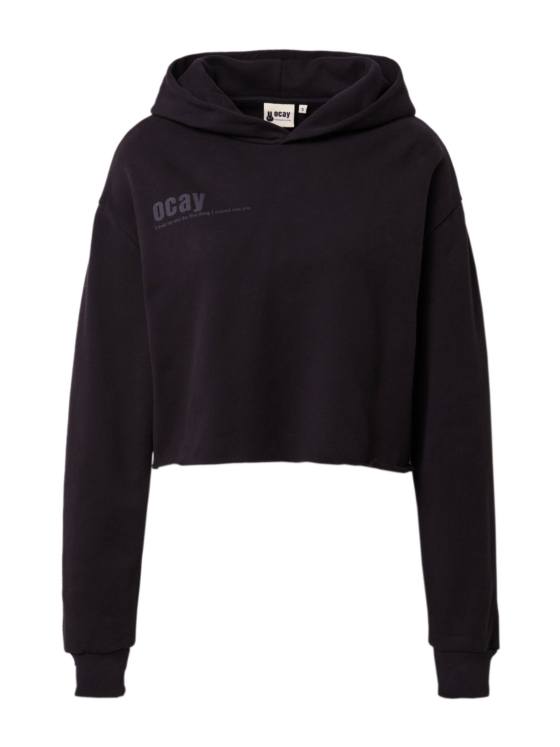 Ocay Sweatshirt (1-tlg) Plain/ohne Details, Offene Kanten