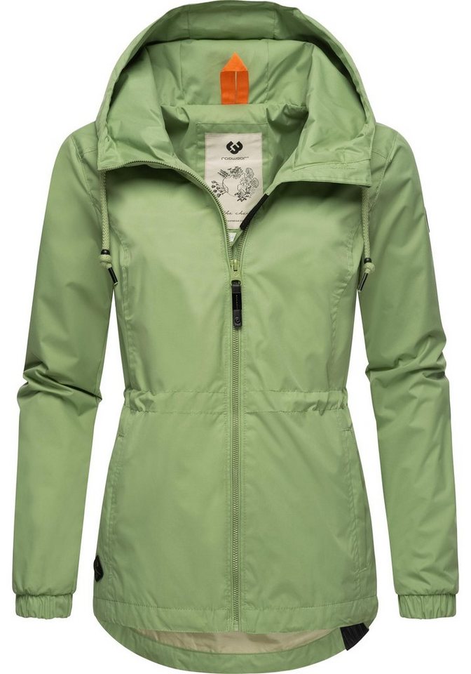 Ragwear Outdoorjacke Danka Wasserdichte Übergangsjacke Mit Großer