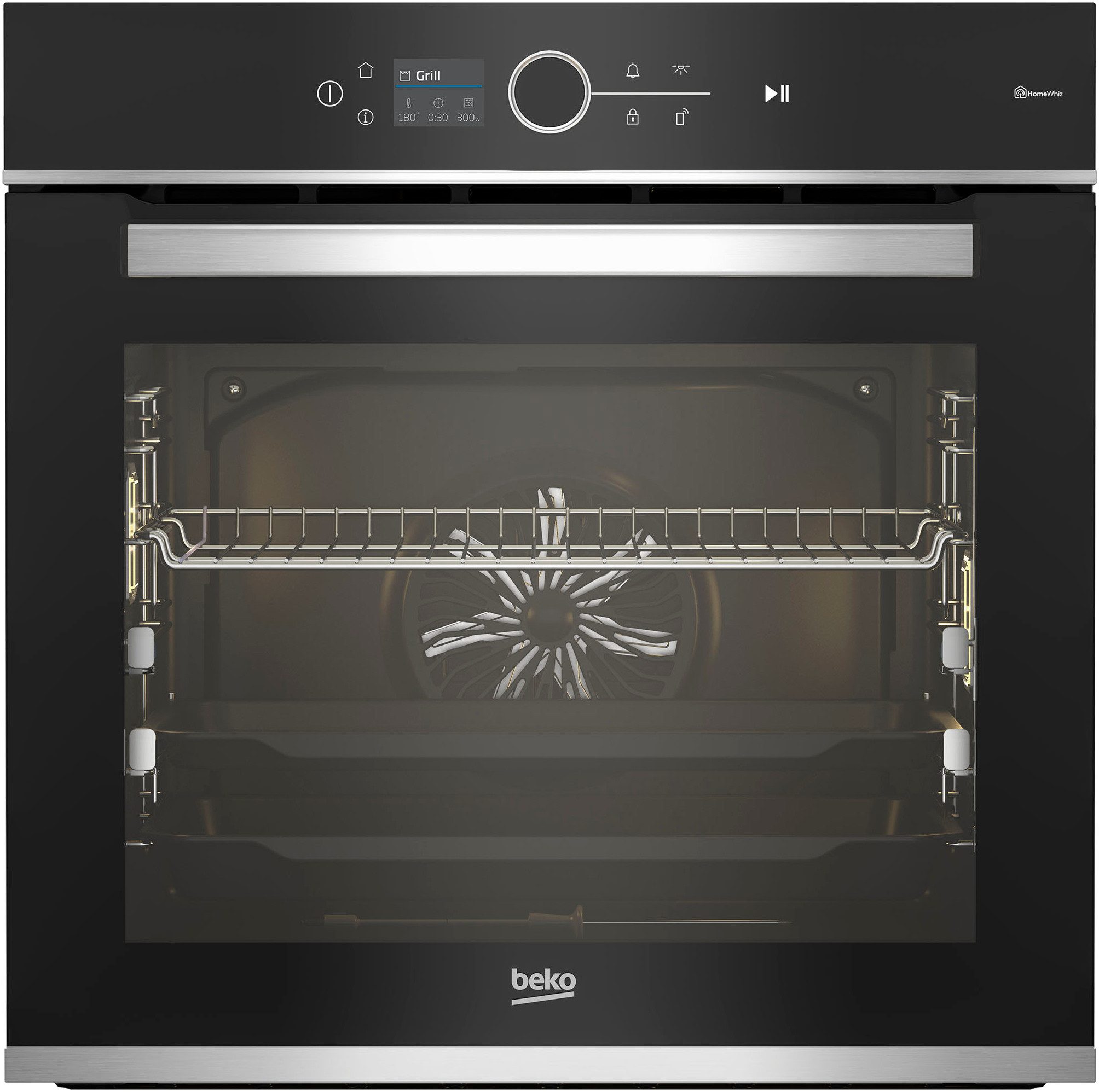 Beko Pyrolyse Backofen Bbim13500xpsw Mit 2 Fach Teleskopauszug