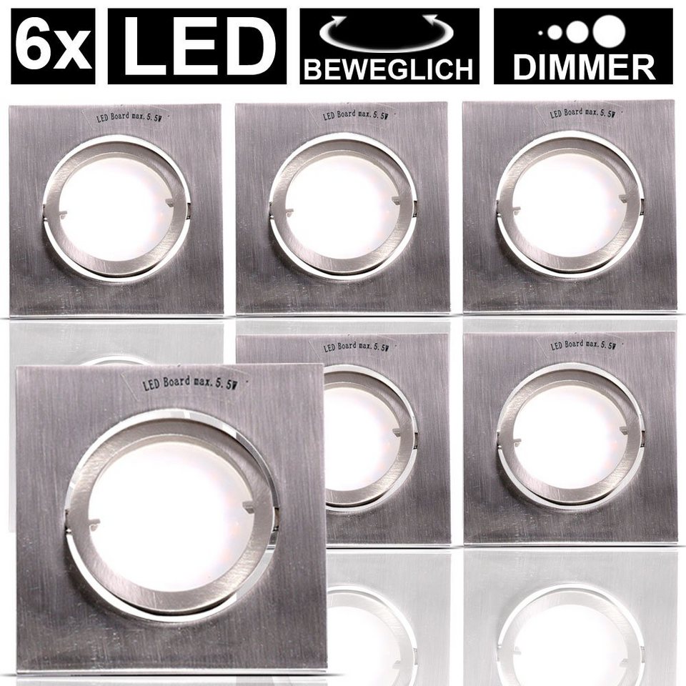 Etc Shop Led Einbaustrahler Led Leuchtmittel Fest Verbaut Warmweiß