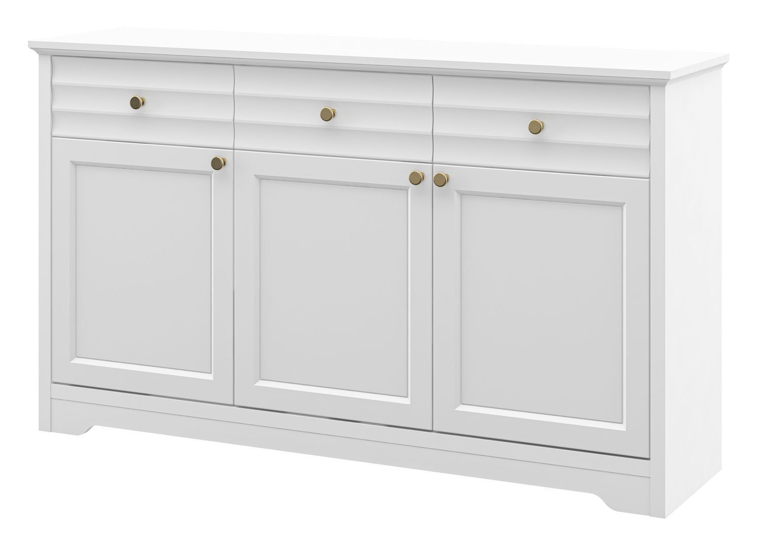 Feldmann Wohnen Kommode Denver Denver 1 St Sideboard Mit Türen Und