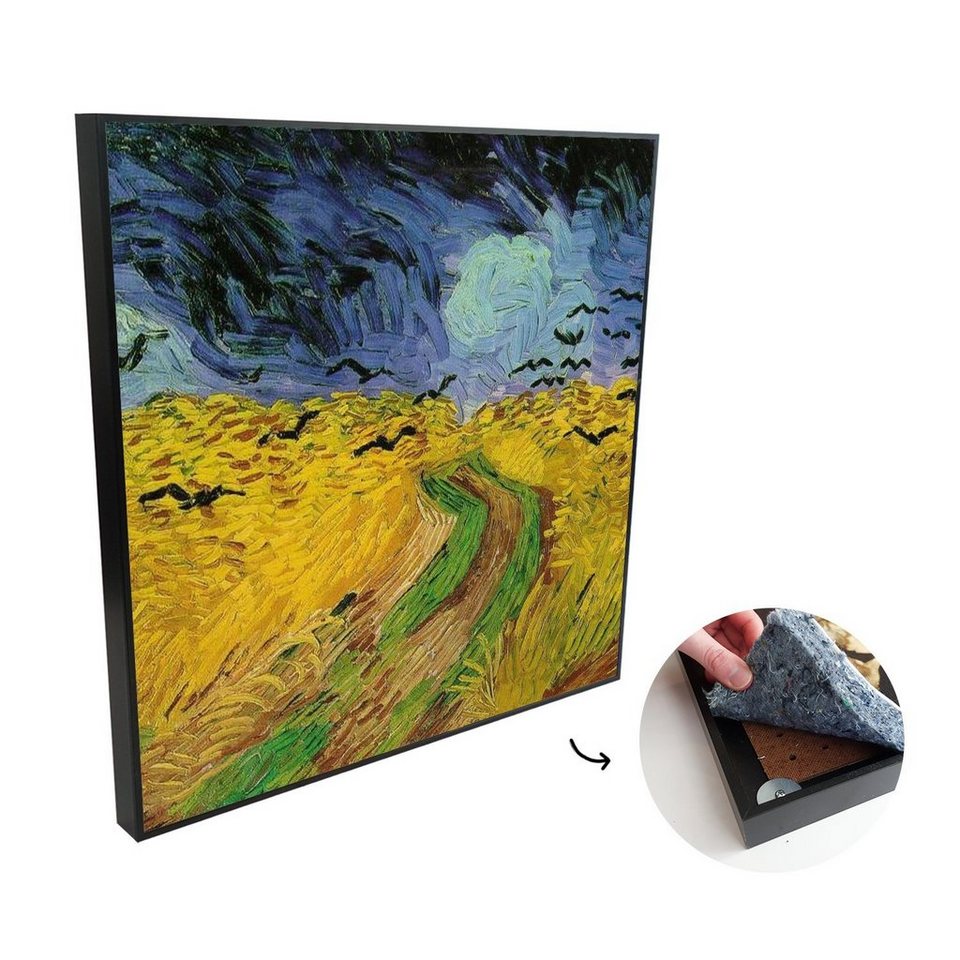 Muchowow Akustikplatte Weizenfeld Mit Krähen Vincent Van Gogh 1 St