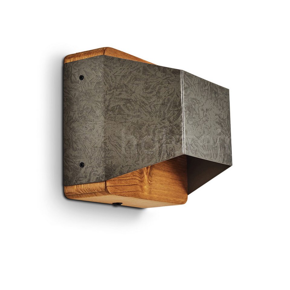 Hofstein Wandleuchte Semivicoli Moderne Wandlampe Aus Metallholz In