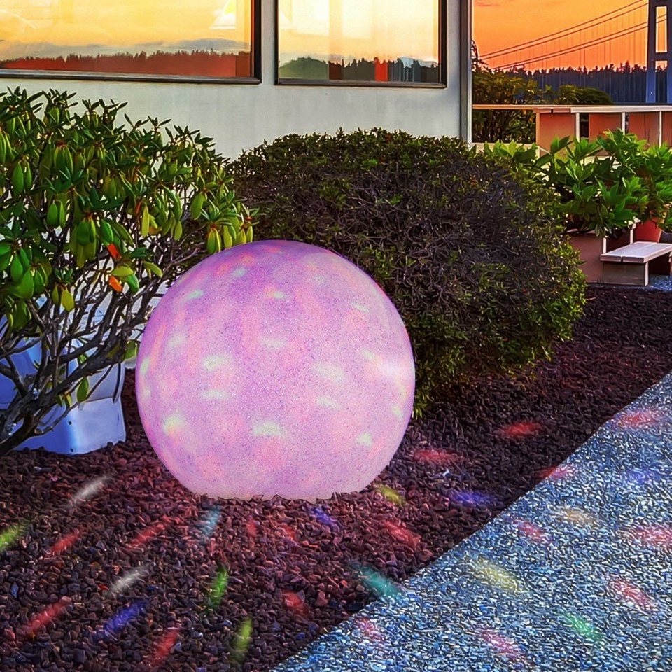 Etc Shop Led Gartenleuchte Leuchtmittel Inklusive Farbwechsel Kugel