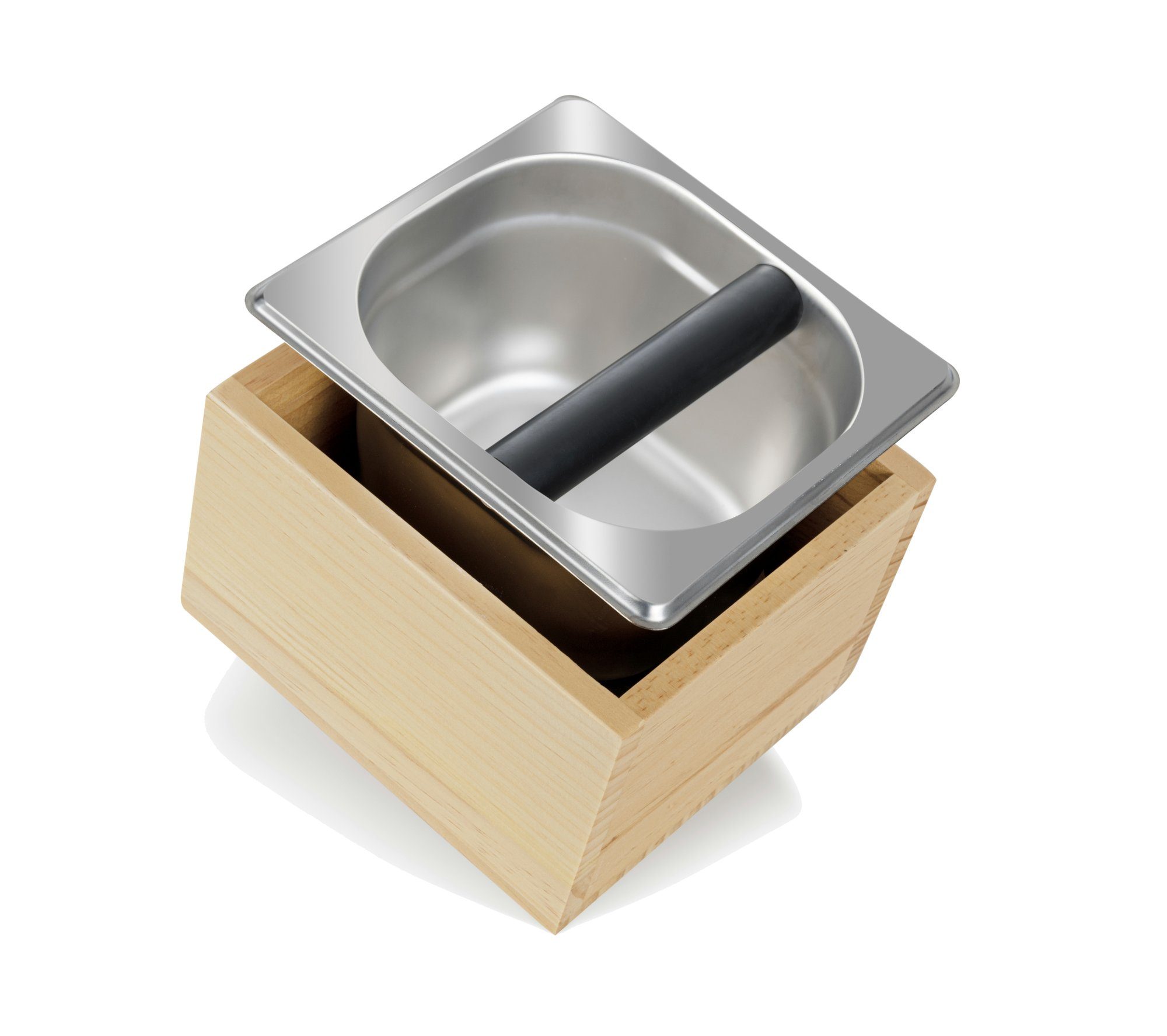 joycraft Ausklopfbehälter KBW-1816 Kaffee-Abklopfbox aus Fichtenholz ...
