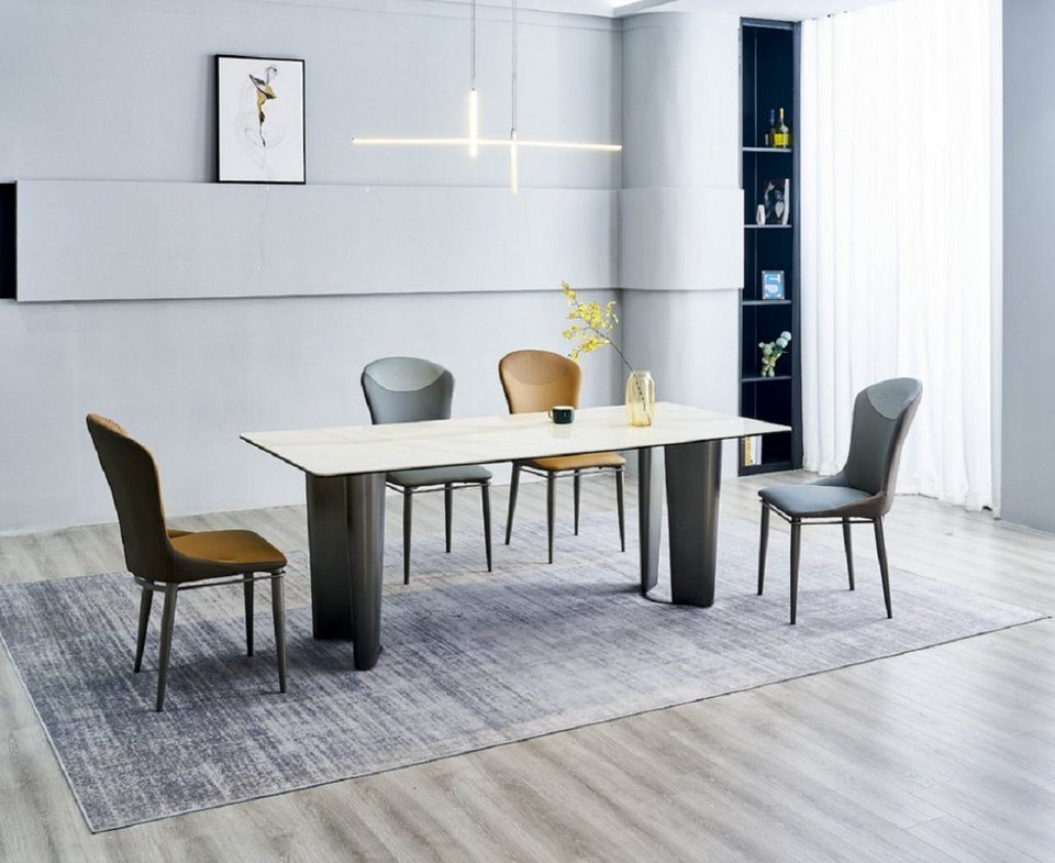 Jvmoebel Esszimmer Set Luxus Esszimmer Esstisch Küchenstühle 4x