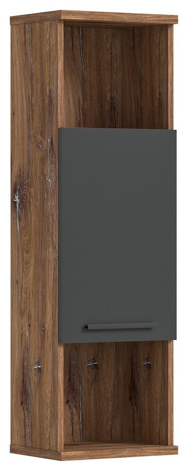 Furnling Midischrank Roman 1 St 1 Tür 4 Fächer Soft Close Badmöbel
