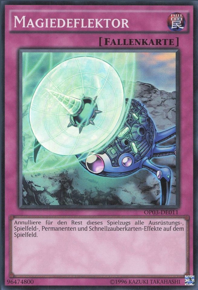 Recollectibles Sammelkarte Yugioh Karte Magiedeflektor Deutsch Yu Gi