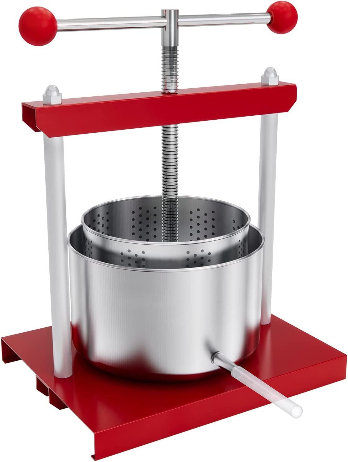 AUFUN Obstpresse Edelstahl Obstpresse Fruchtpresse Weinpresse ...