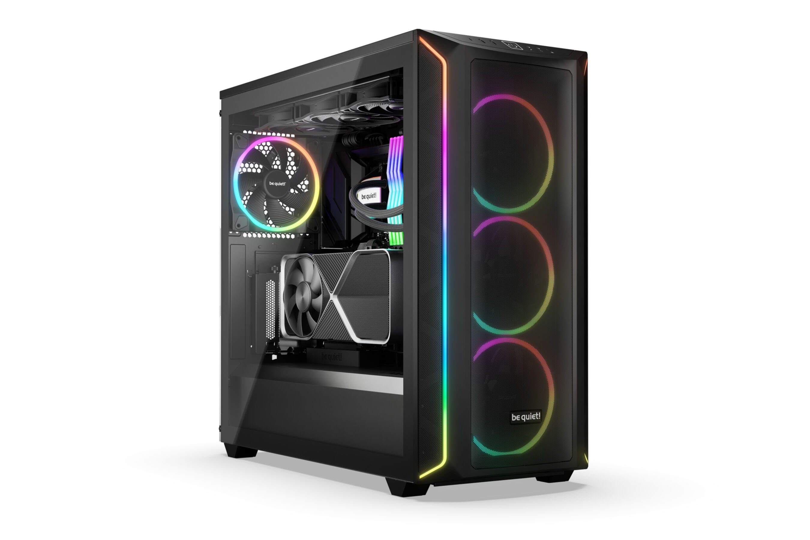 be quiet! PC-Gehäuse Shadow Base 800 FX Black, Max CPU Kühlerhöhe: 18 cm