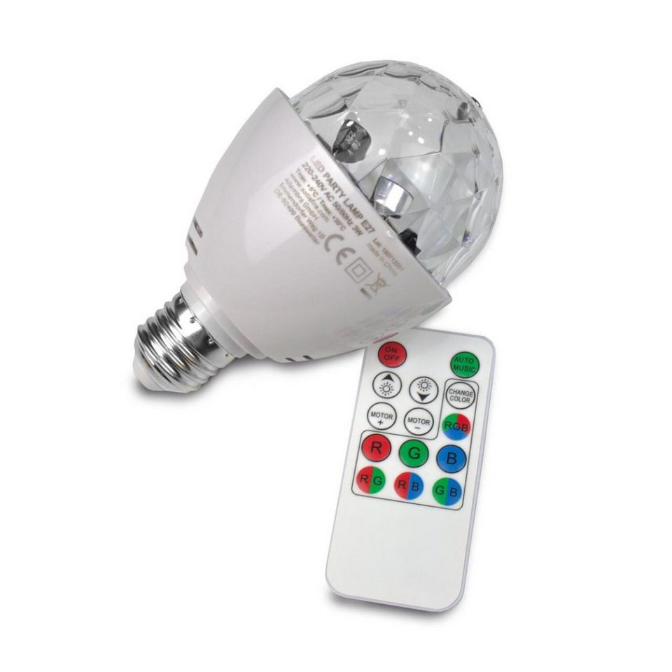 Satisfire Discolicht Party Lamp E27 Fassung Raumfüllender Led