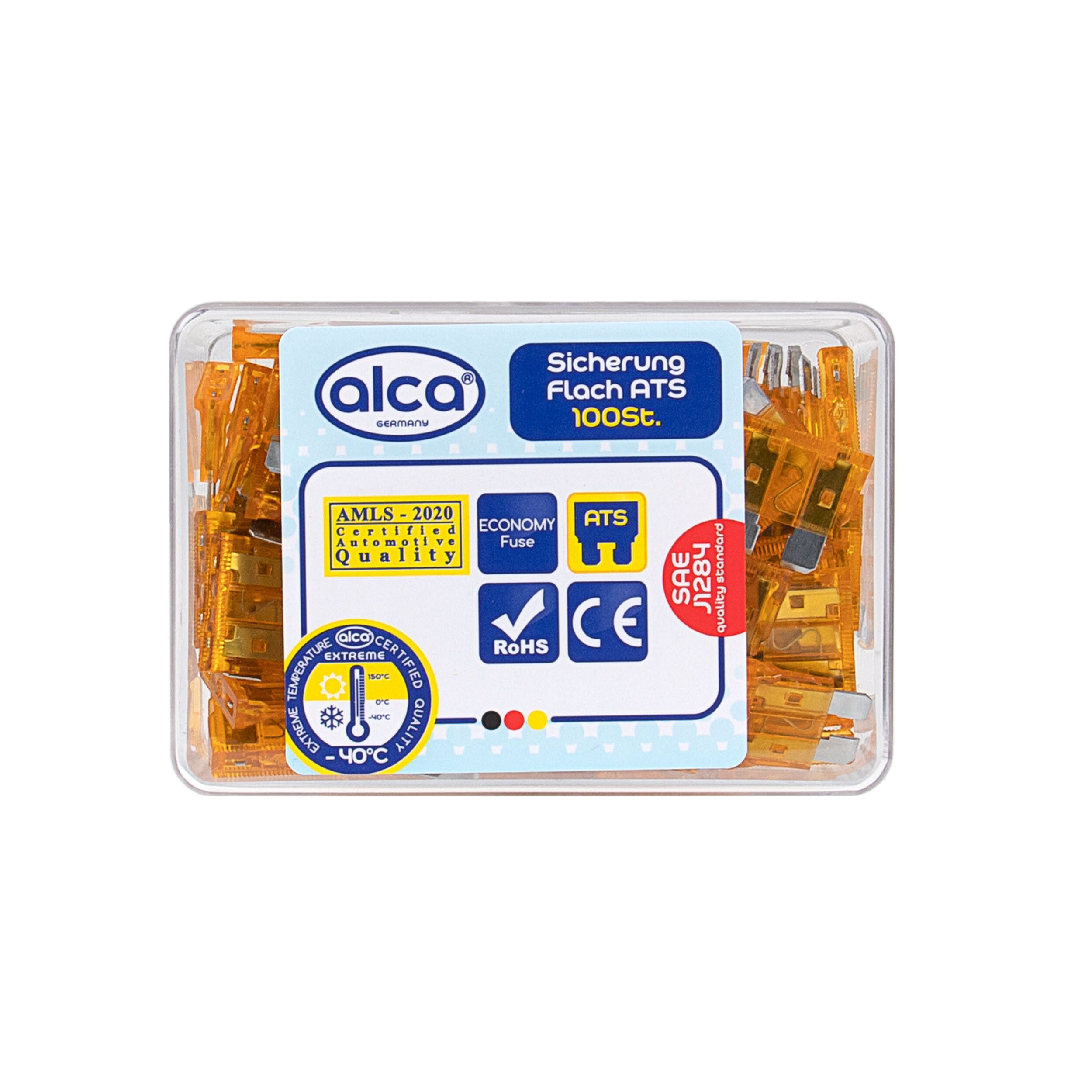 alca Flachstecksicherungshalter Flach-Sicherungen 15 A; 100 St. Economy ...