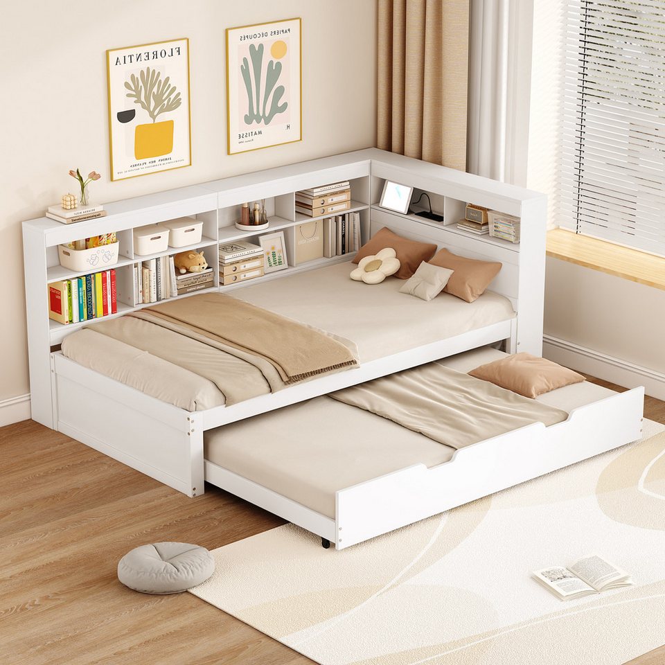 Redom Stauraumbett Multifunktionales Schlafsofa Daybett Tagesbett