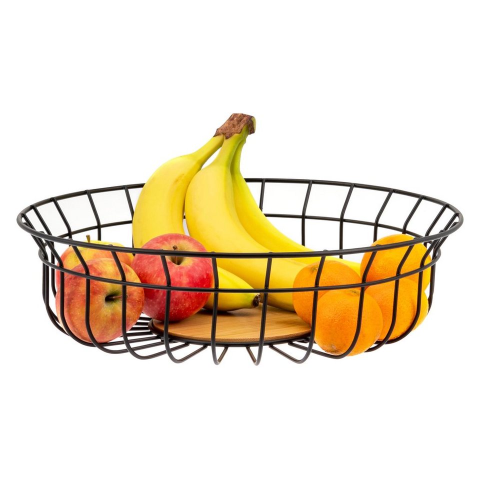 Bremermann Obstschale Obstkorb Obstschale Rund Ø Ca 355 Cm Schwarz