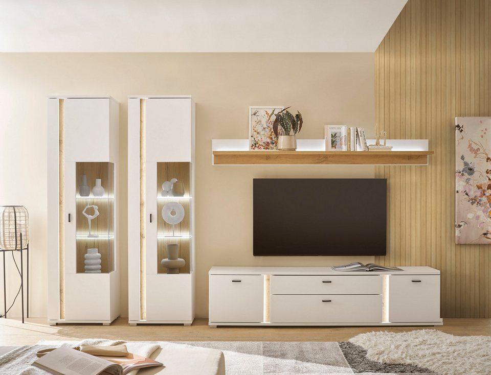 Inosign Wohnwand Long Island Set 4 St In Moderner Trendfarbe