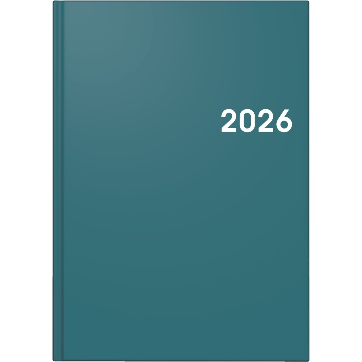 BRUNNEN Buchkalender Buchkalender 795 A5 1 Tag/Seite Balacron-Einband caramel 2026., Modell 795