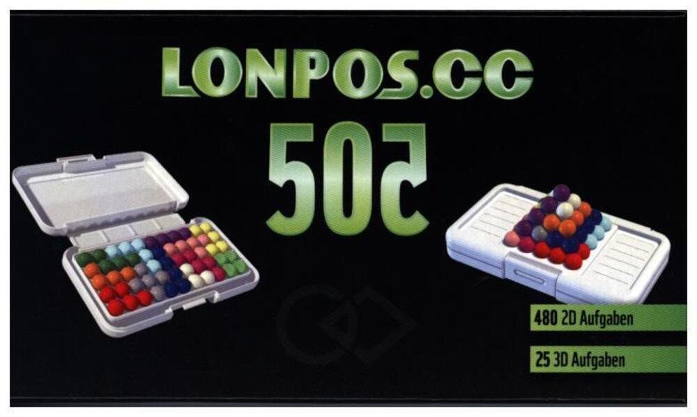 HCM KINZEL Spiel, Familienspiel HCM56116 - LONPOS - 505, Murmelspiel, 1 ...