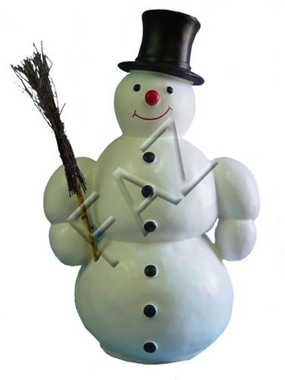 Jvmoebel Skulptur Design Schneemann Figur Garten Statue Skulptur
