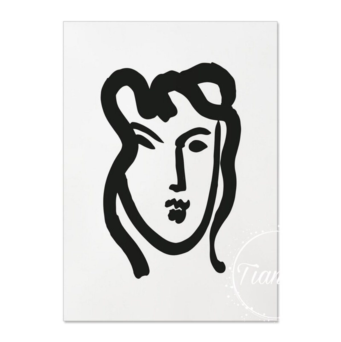 TPFLiving Kunstdruck »OHNE RAHMEN«, Motiv TX2118A, Poster Leinwand - Wandbild / Henri Matisse ...