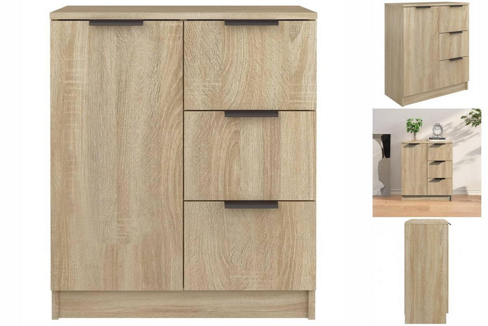 Vidaxl Sideboard Sideboard Sonoma Eiche 60x30x70 Cm Spanplatte Kommode