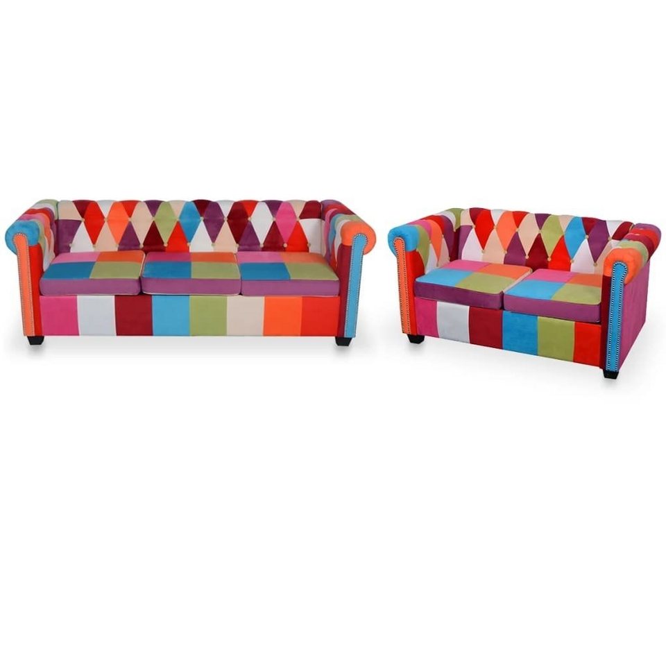 Möbelando Sofa 292486 Set Set Aus Stoff In Bunt Abmessungen Lxbxh