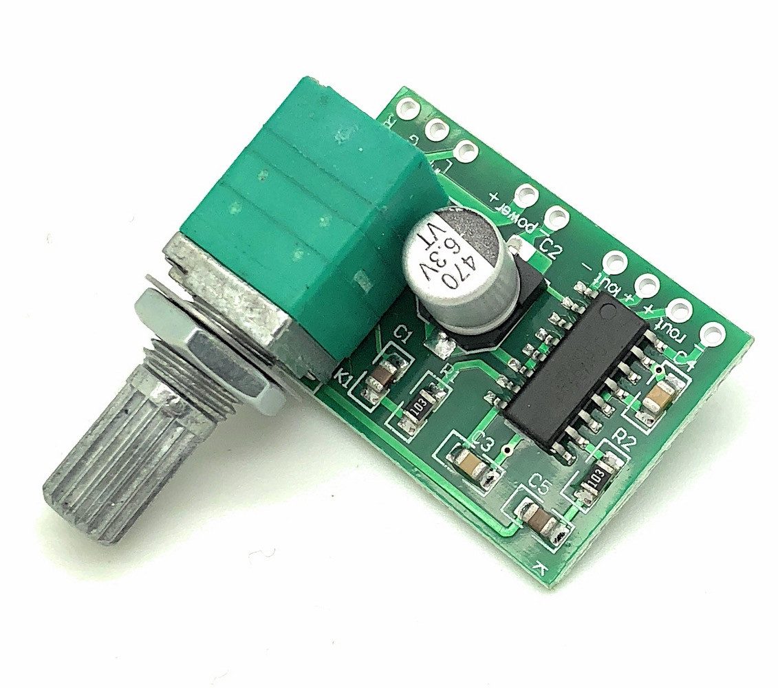 Sensor PAM8403 Class D Mini Verstärkermodul 2x 3W mit Lautstärkeregler