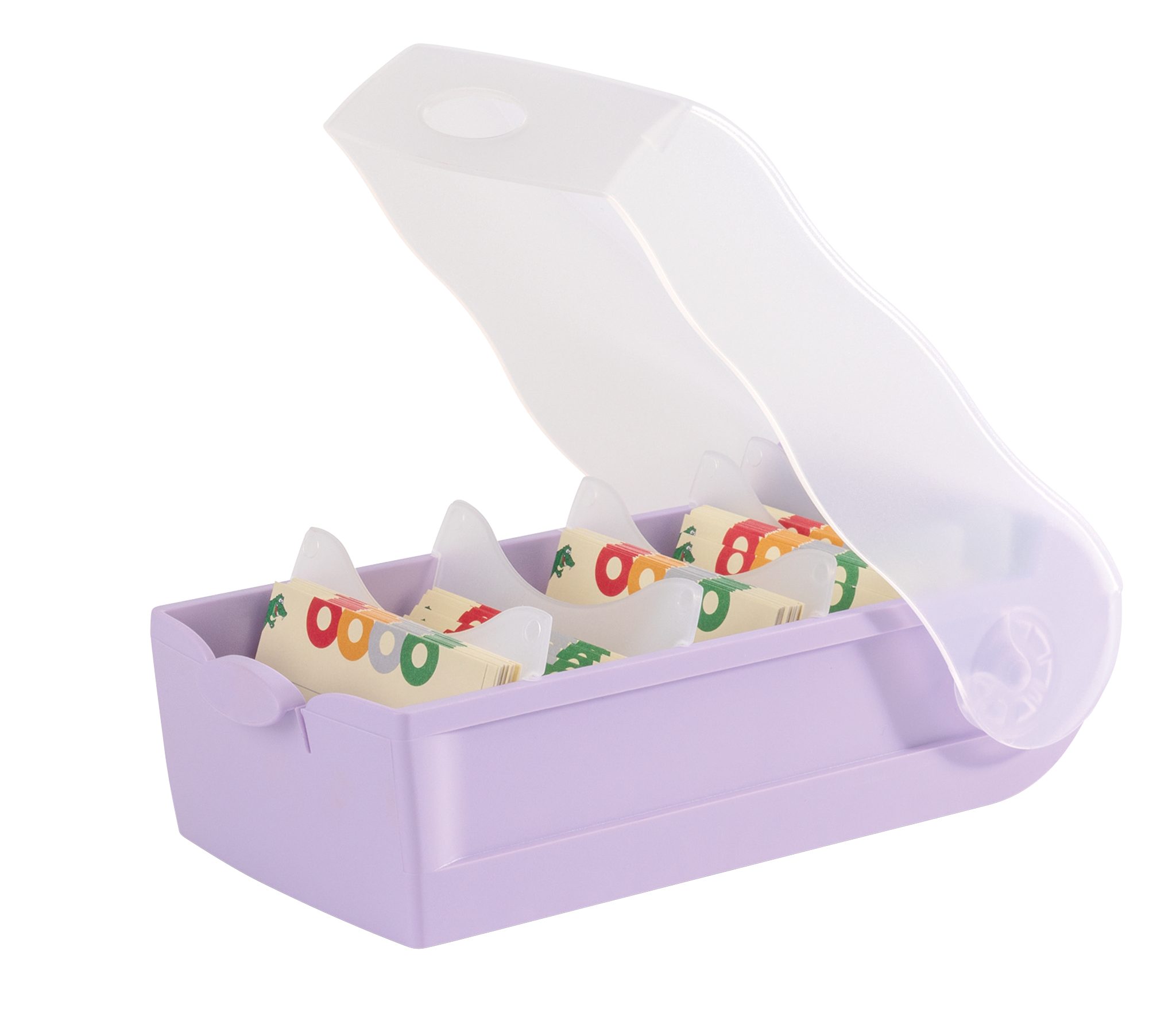 HAN Karteikasten Karteibox CROCO DIN A7 quer, Lernkartei mit 100 Karten ...