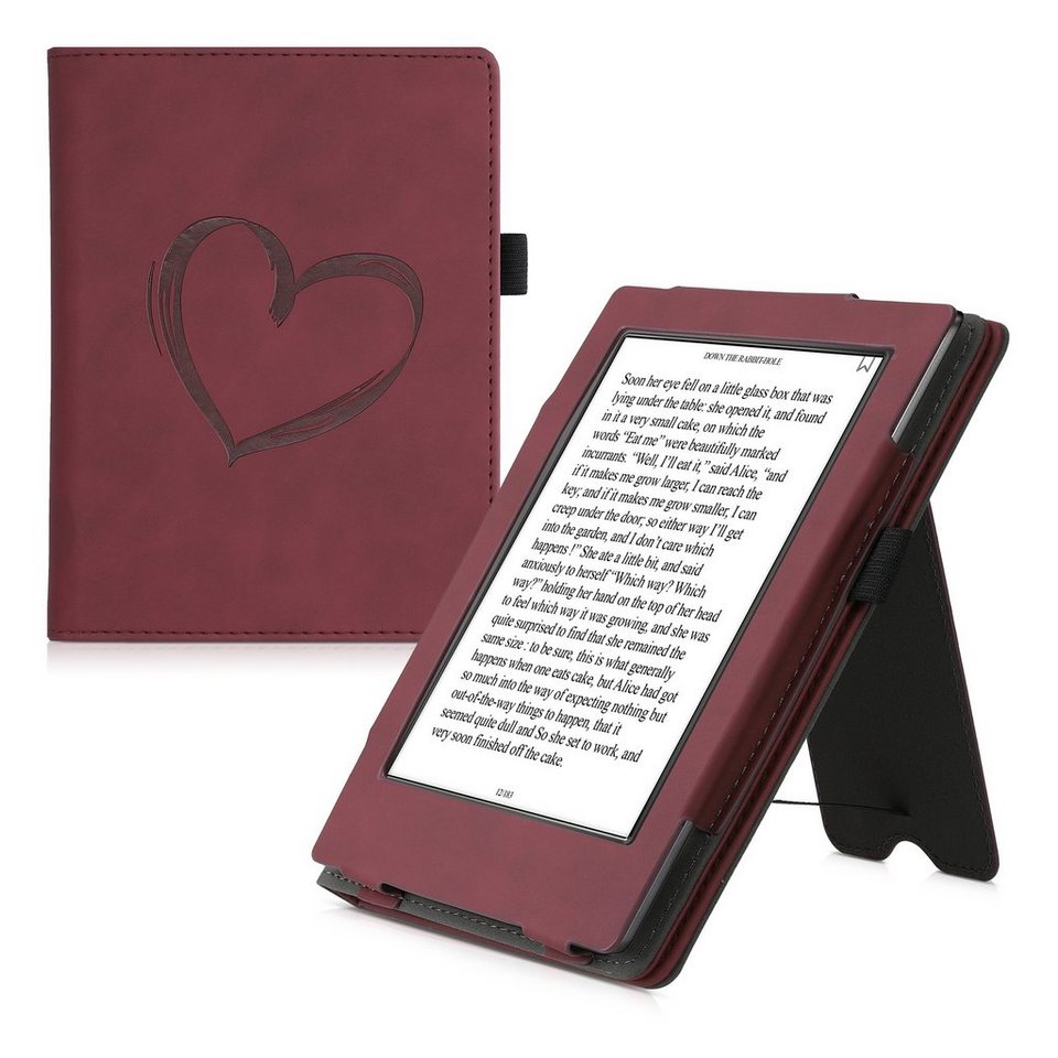Kwmobile E Reader Hülle Flip Hülle Für Kobo Aura H2o Edition 1
