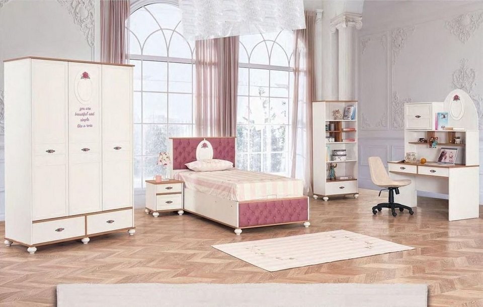 Jvmoebel Jugendzimmer Set Komplett Jugendzimmer Set Kleiderschrank
