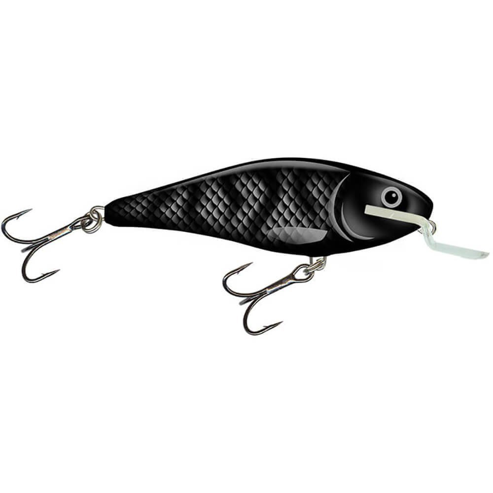 Salmo Kunstköder Salmo Executor Wobbler Shallow Runner Black Shadow, (1-St)