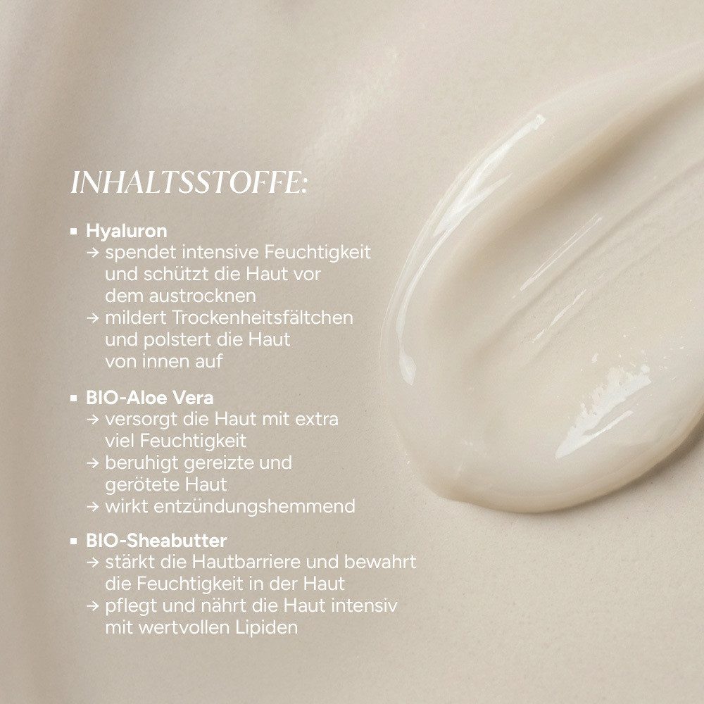 JUNGLÜCK Tagescreme Hyaluron Creme Leicht - Tages- & Nachtpflege, 1-tlg ...
