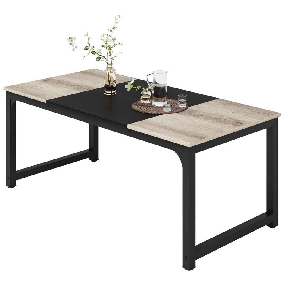 Tribesigns Esstisch 180 x 80 cm industrieller Küchentisch für 6–8 Personen Tribesigns Esstisch 180 x 80 cm industrieller Küchentisch für 6–8 Personen