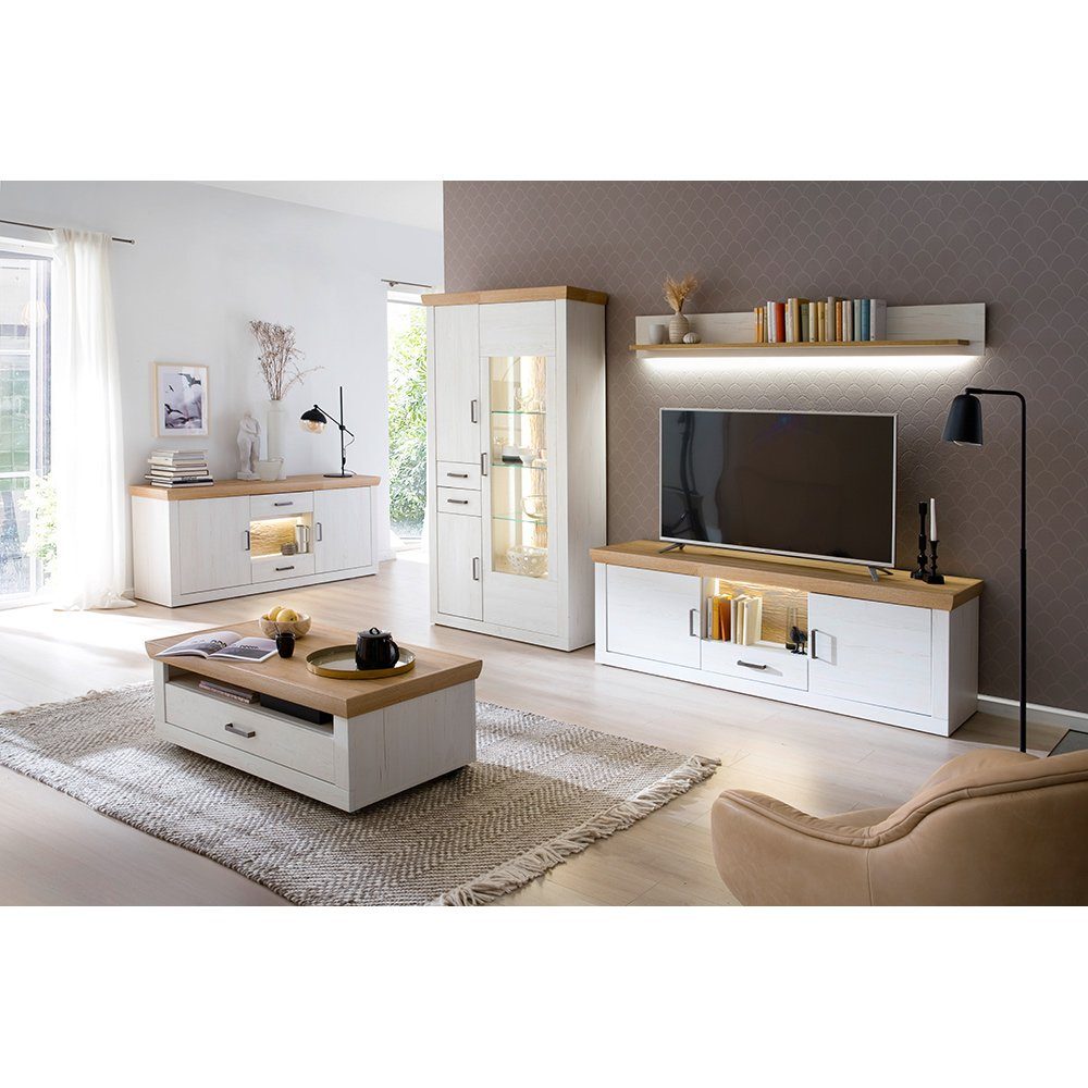 Lomadox Wohnzimmer Set Maringa 05 Mega Spar Set 5 St 5 Tlg In