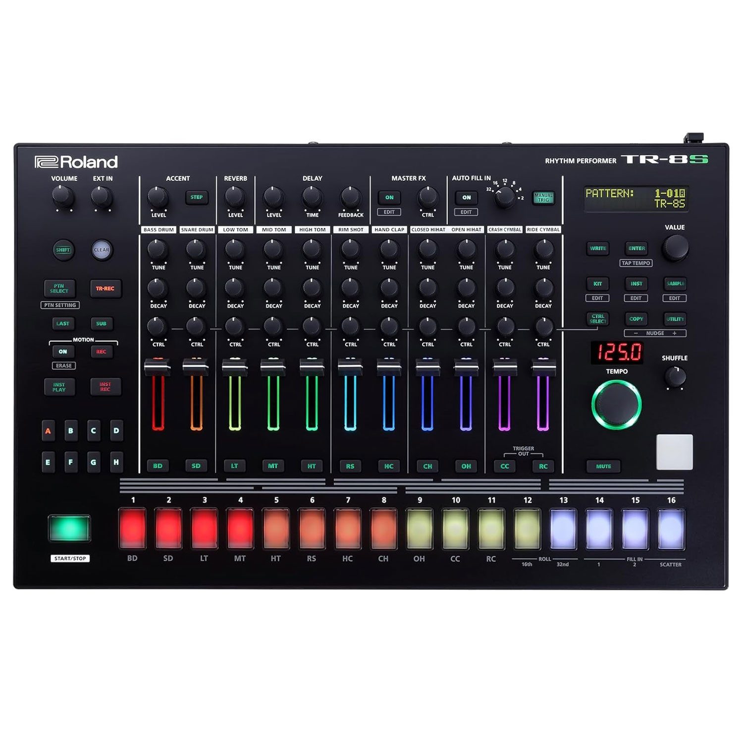 Roland DJ Controller Roland TR-8S Rhythm Performer, DJ-Mixer