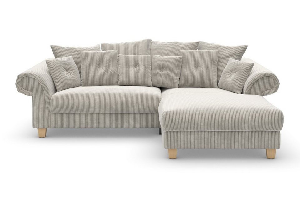 Home Affaire Ecksofa Queenie Ecksofa 2 Teile Sitzkomfort Zeitloses