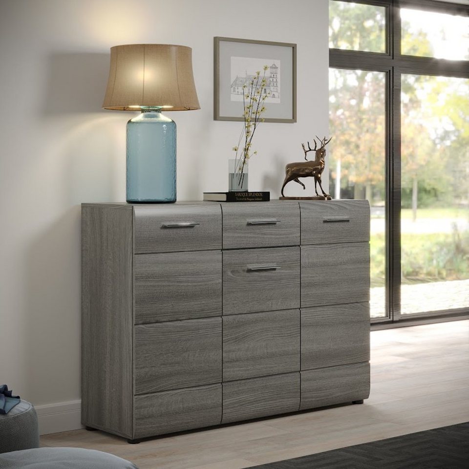 Trendteam Kommode Sideboard Anrichte Schrank Highboard