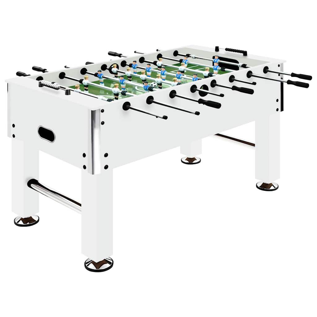 furnicato Tischfußballspiel Fußballtisch Braun 140 x 74,5 x 87,5 cm aus ...