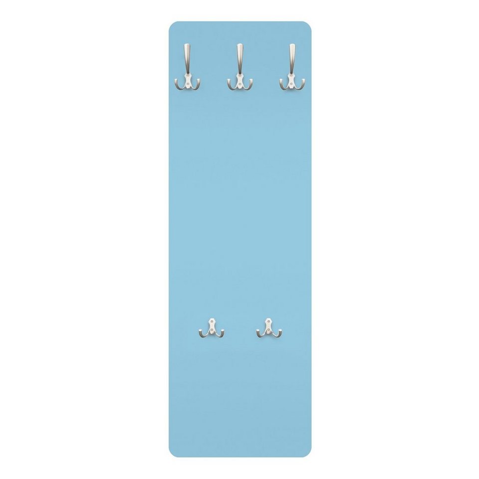 Bilderdepot24 Garderobenpaneel Design Unifarben Pastellblau
