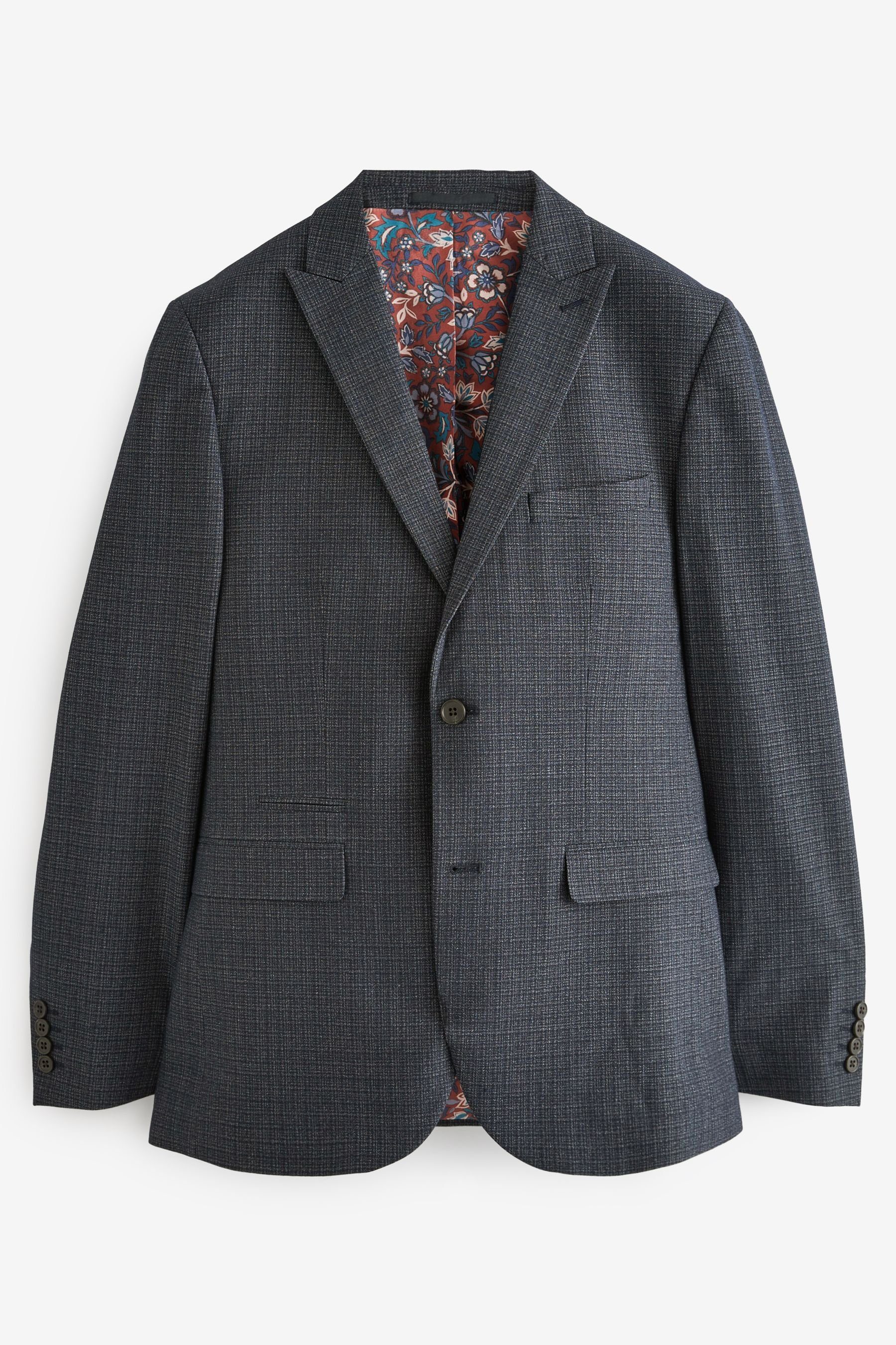 Next Baukastensakko Tailored Fit Kariertes Anzugsakko Aus Wollgemisch