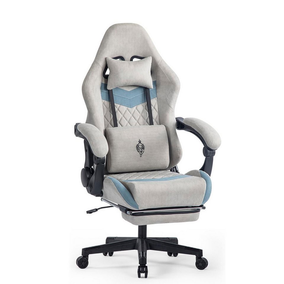 Xdeer Gaming Stuhl Gaming Stuhl Mit Fußstütze Lendenwirbelstütze