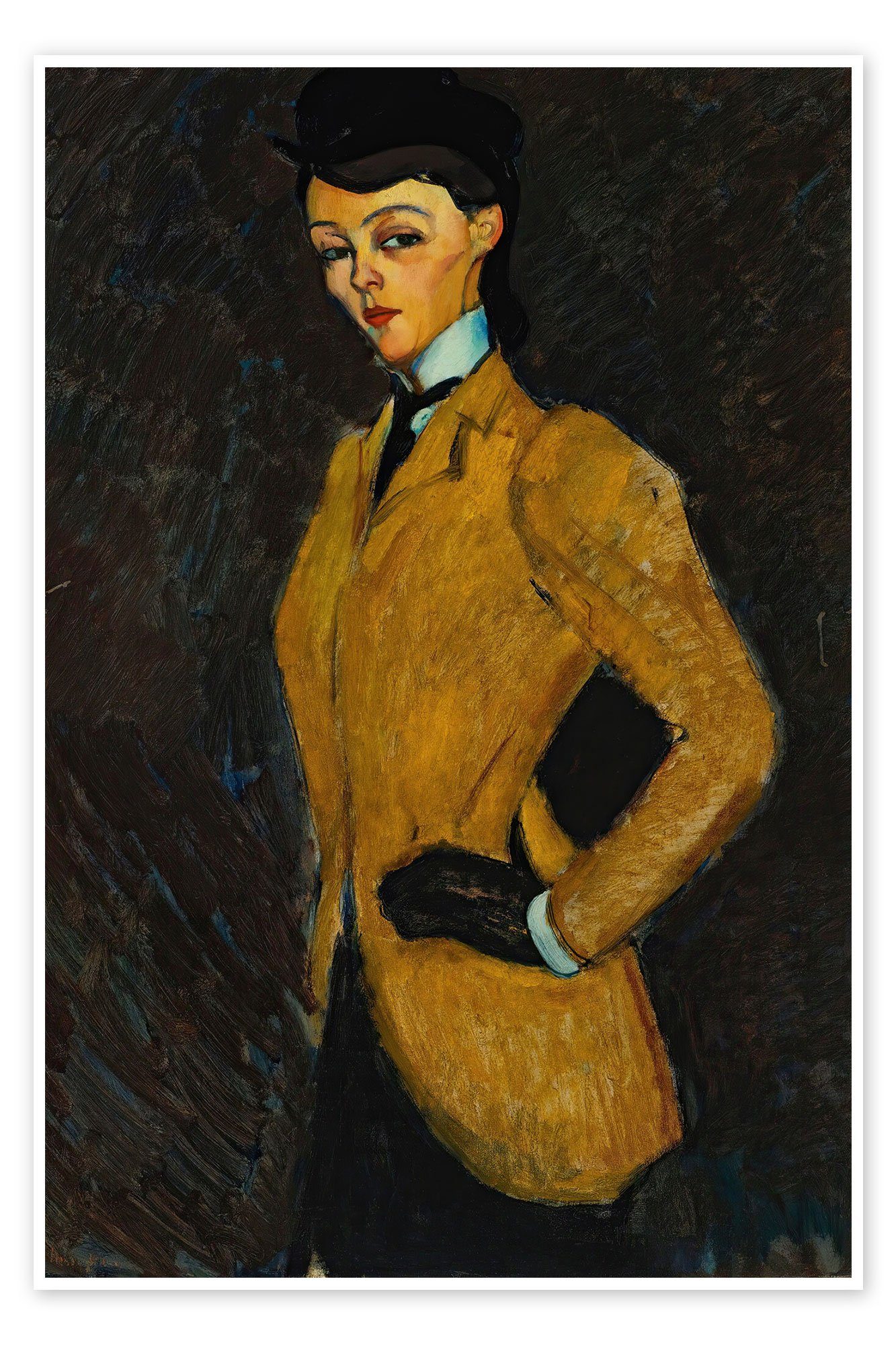 Posterlounge Poster Amedeo Modigliani Die Amazone Malerei