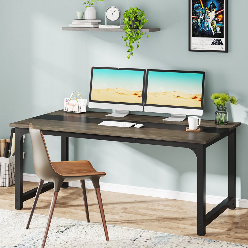 Tribesigns Computertisch Tribesigns Moderner Computertisch, 160 x 80 cm ... Tribesigns Computertisch Tribesigns Moderner Computertisch, 160 x 80 cm ...