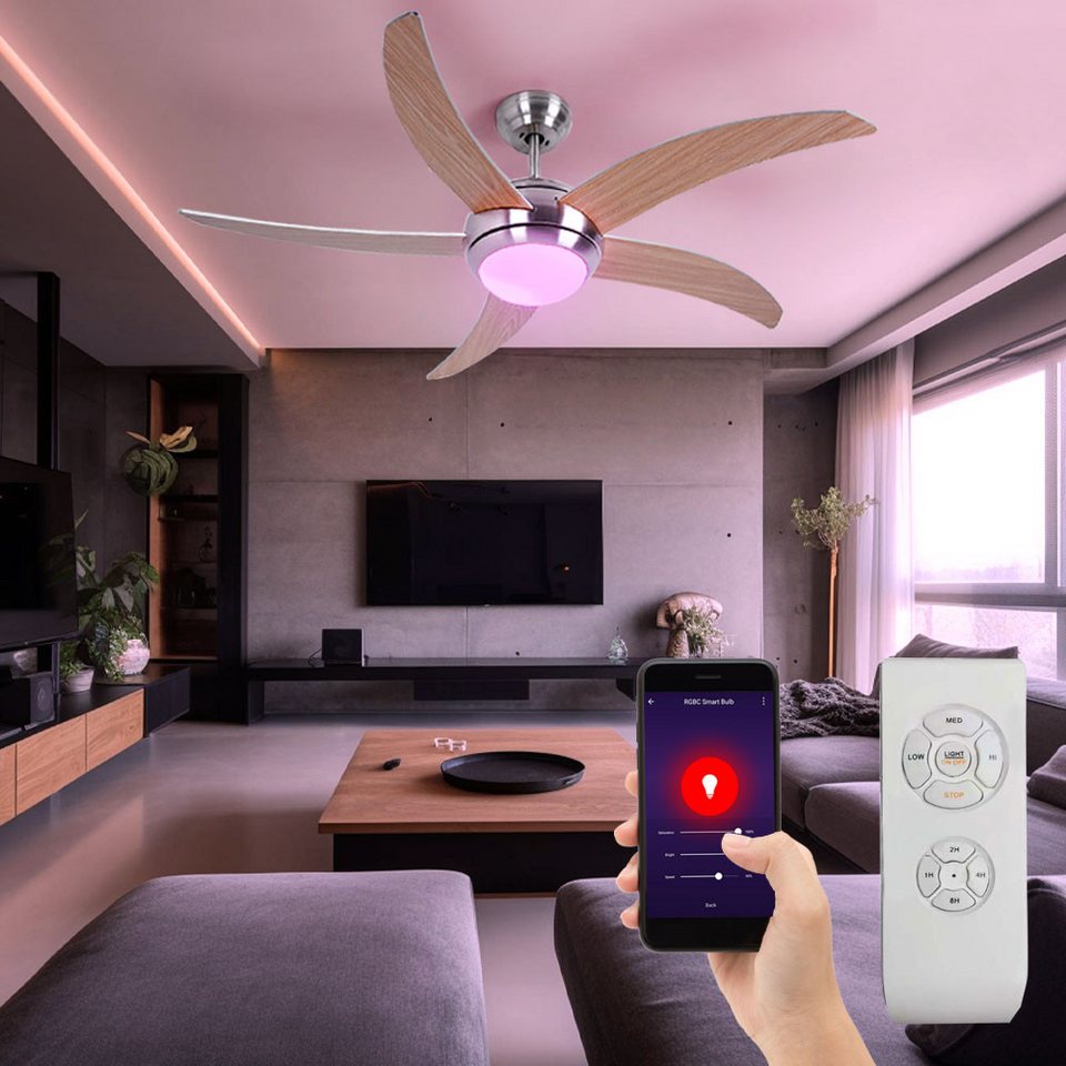 Etc Shop Deckenventilator Led Smart Deckenventilator Inkl Handy App