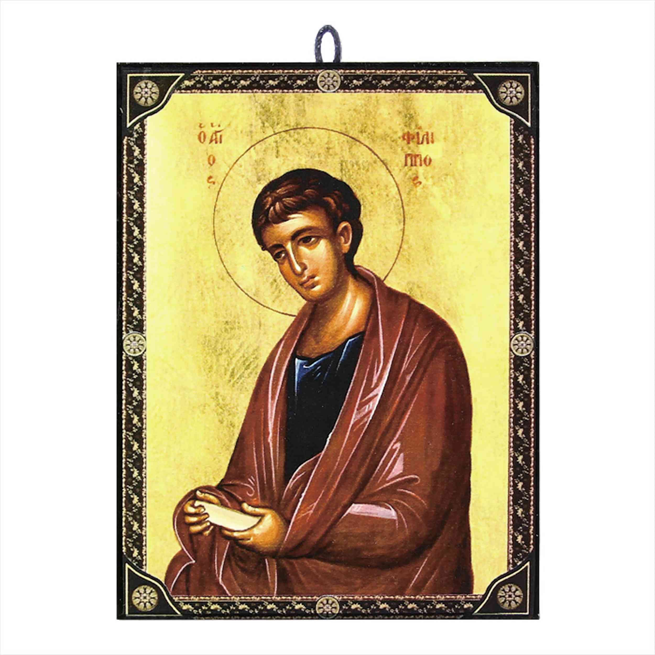 NKlaus Bild Ikone Apostel Philippus orthodox Zertifizierte Reproduktion aus Griech, Religion