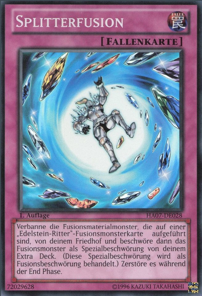 Recollectibles Sammelkarte Yugioh Karte Splitterfusion Deutsch Yu Gi