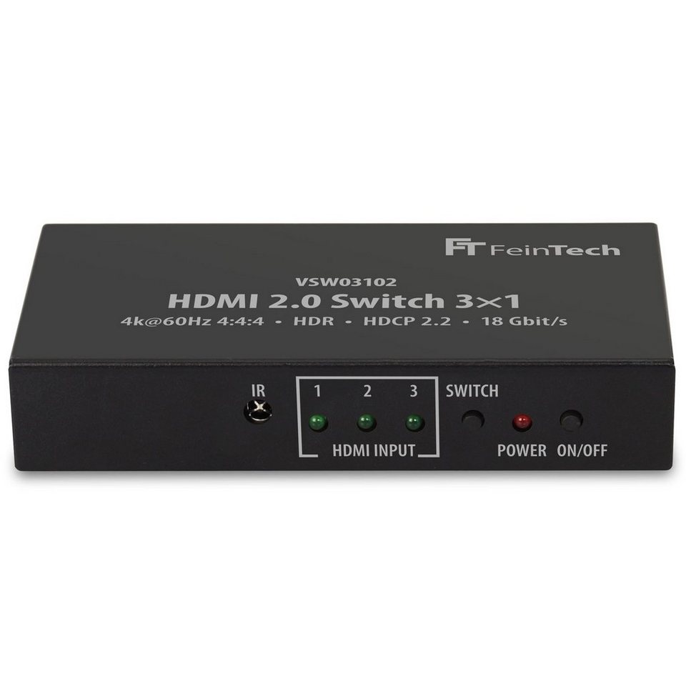 ᐅ FeinTech Audio / Video Matrix-Switch VSW03102 HDMI Switch 3x1 ... ᐅ FeinTech Audio / Video Matrix-Switch VSW03102 HDMI Switch 3x1 ...