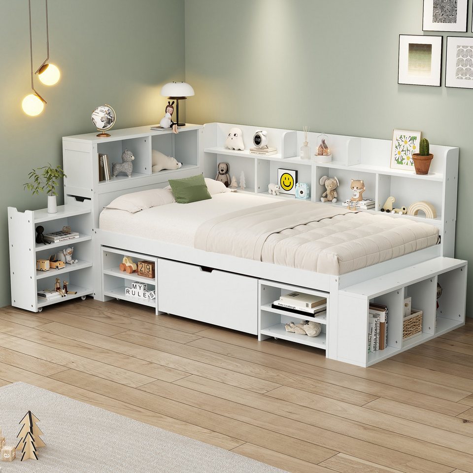 Modfu Kinderbett Einzelbett Multifunktionales Kinderbett Mit