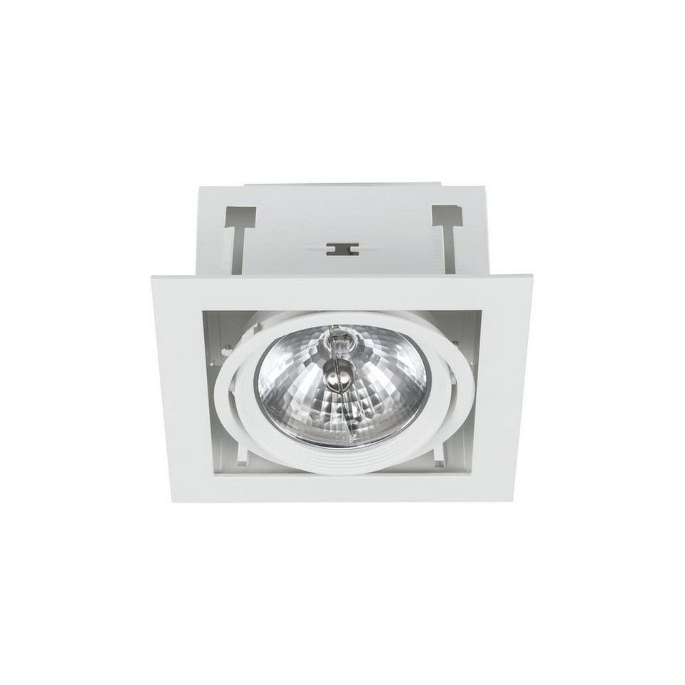 Licht Erlebnisse Einbauleuchte Downlight Einbaustrahler Weiß Metall