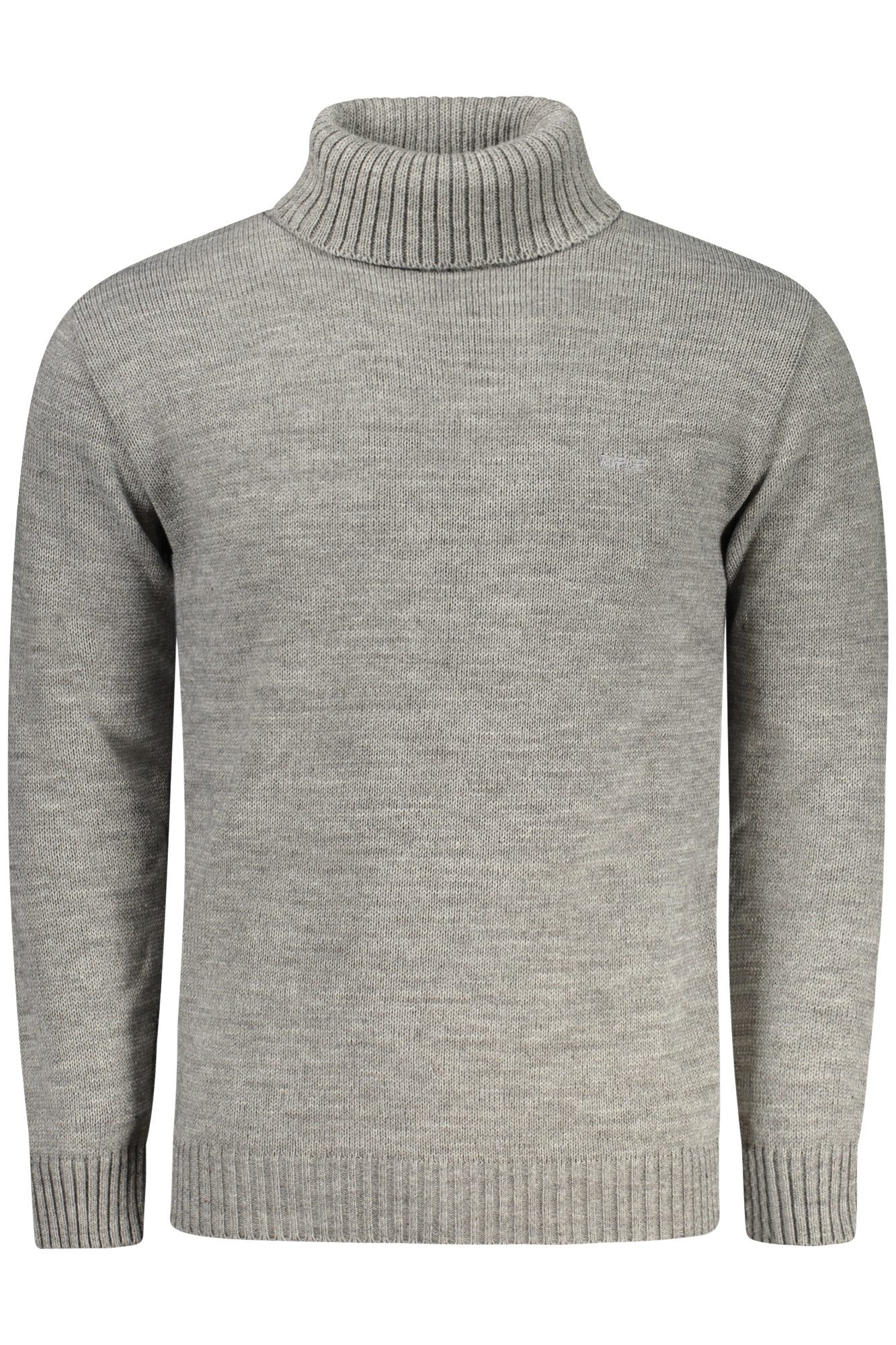 Rifle Strickpullover Grauer Herrenpullover: Rollkragen-Design mit ...